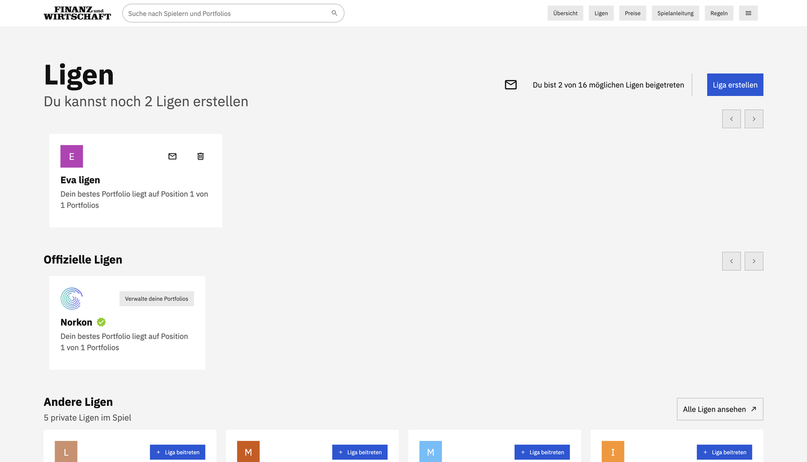 Spielanleitung - Das Börsenspiel auf FuW.ch: Spiel mit!