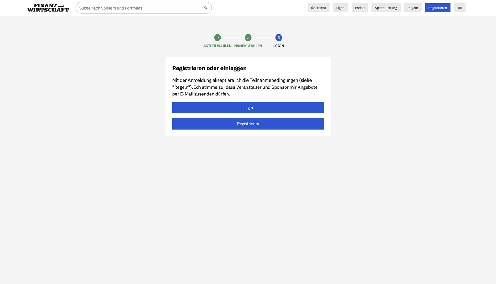 Spielanleitung - Das Börsenspiel auf FuW.ch: Spiel mit!